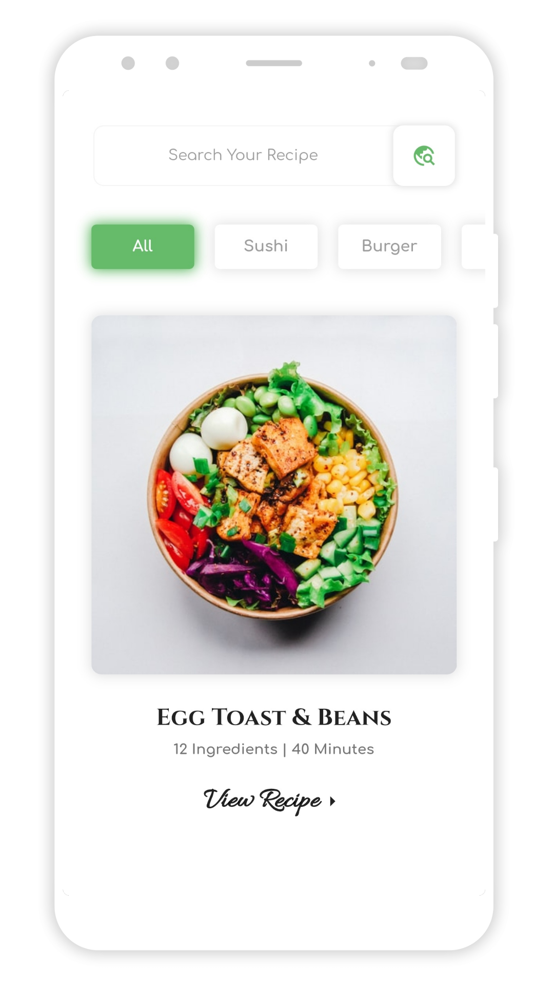 Flutter Recipe App UI Flutter Recipe App UI